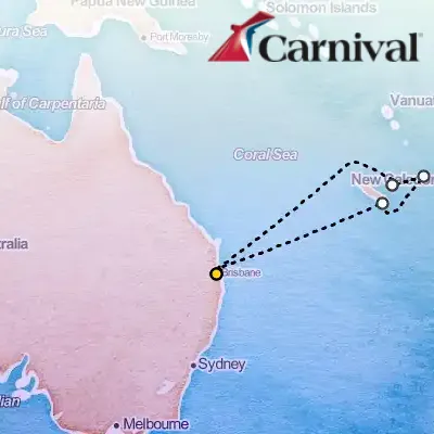 Carnival Adventure Jul 18: Vanuatu & New Caledonia Cruise from $690