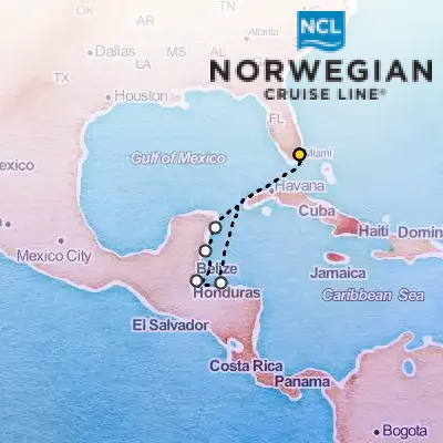 Norwegian Aura Feb 12: Western Caribbean & Miami Cruise from $1,419