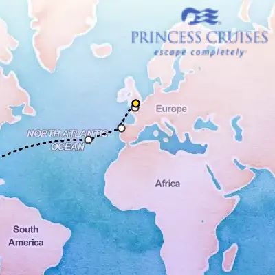 Regal Princess Apr 17: Western Europe Passage from $1,550