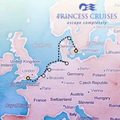 Regal Princess Jul 3: Northern Europe Capitals Cruise from $1,275