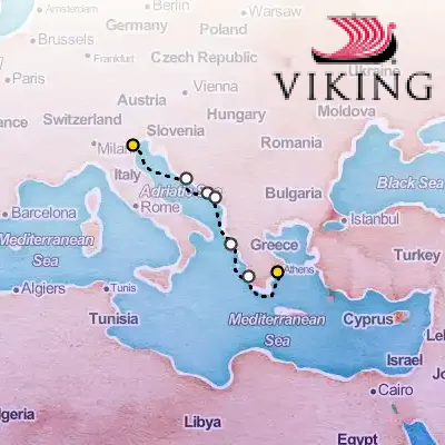 Viking Libra Aug 4: Venice, the Adriatic & Greece Cruise from $4,299